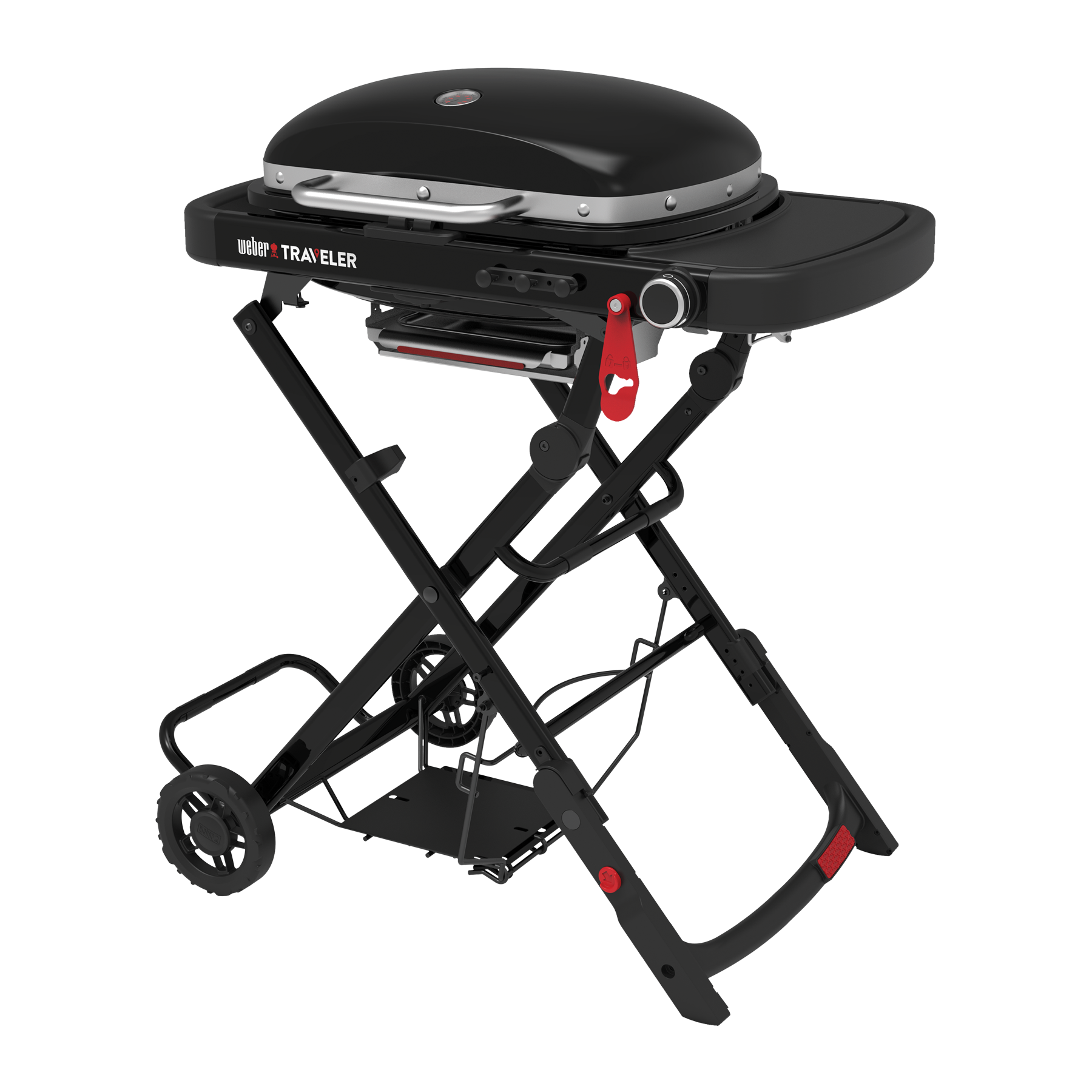 Weber Traveler® Compact Portable Gas Barbecue (LPG) – Great Outdoors Albury
